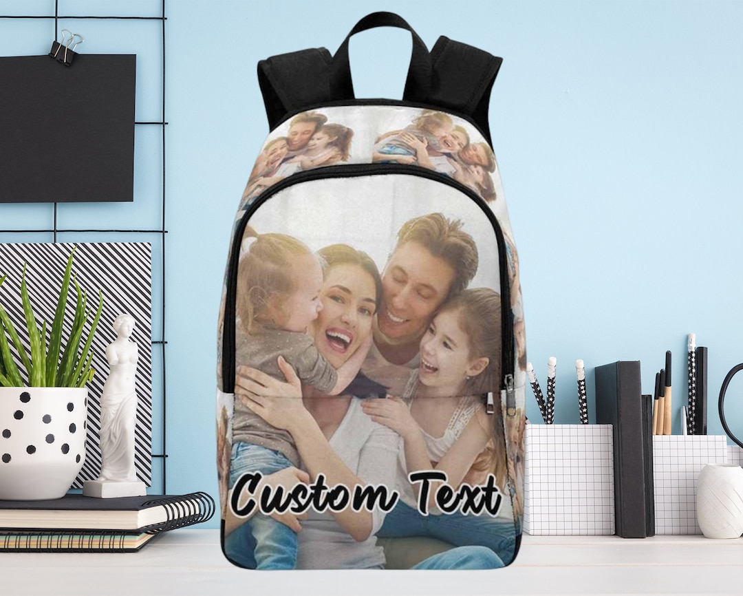 Custom Photos Backpack, Personalized Backpack With 1-10 Pictures ...