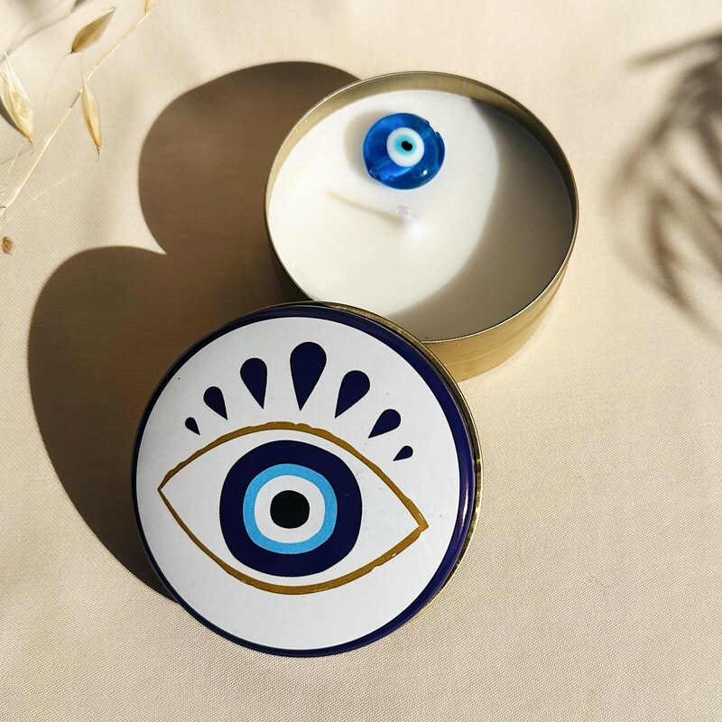 Evil Eye Protection Candle - Etsy