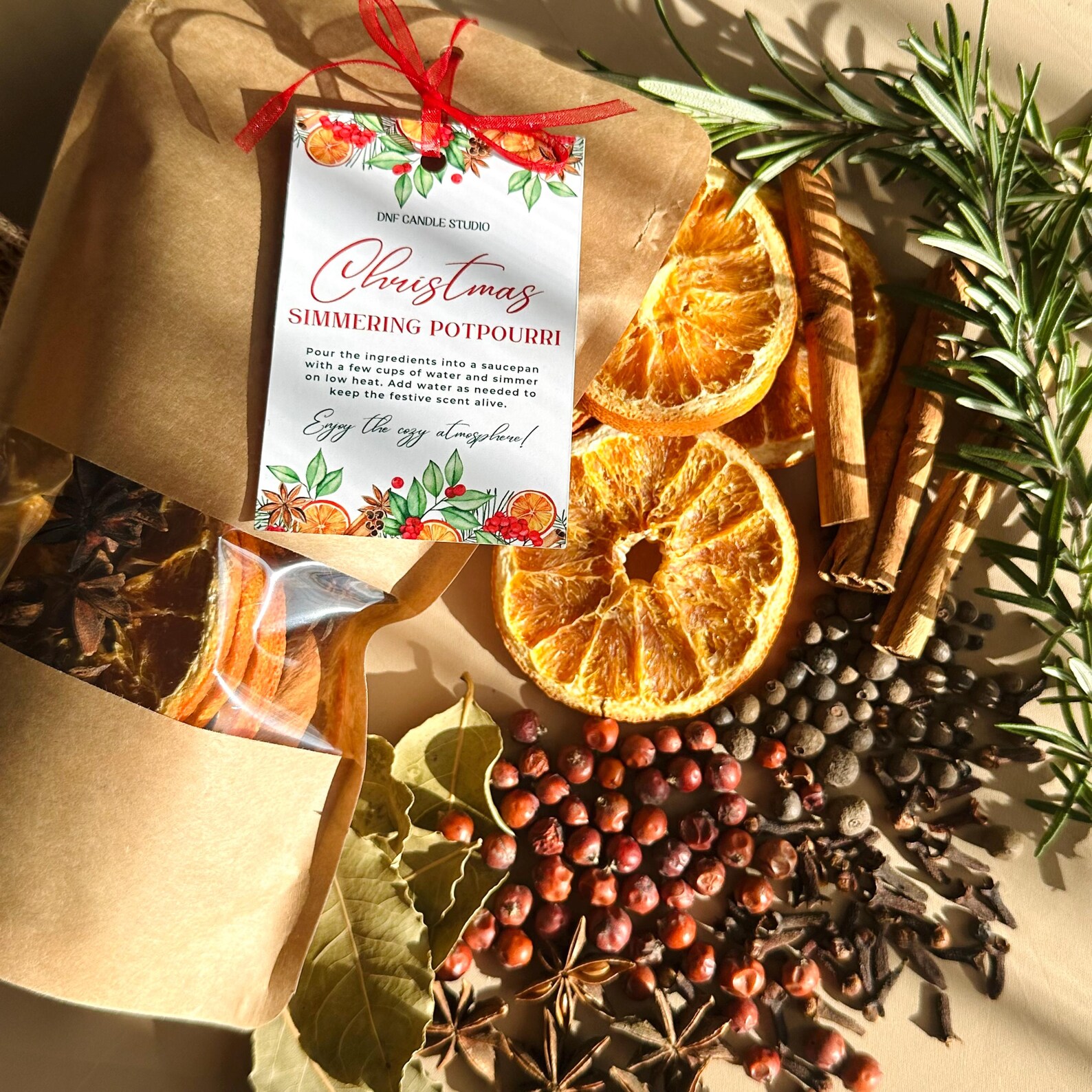 Christmas Morning Simmer Stovetop Potpourri | Holiday Simmer Pot Gift ...