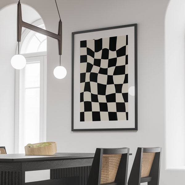 Black and White Checkered Border - Etsy