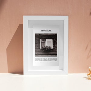 Panglossian *ART POEM SERIES* Digital Download Wordy Print Black and ...