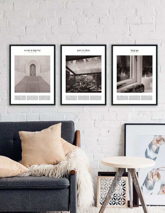 Hygge *ART POEM SERIES* Digital Download Wordy Print Black and White ...