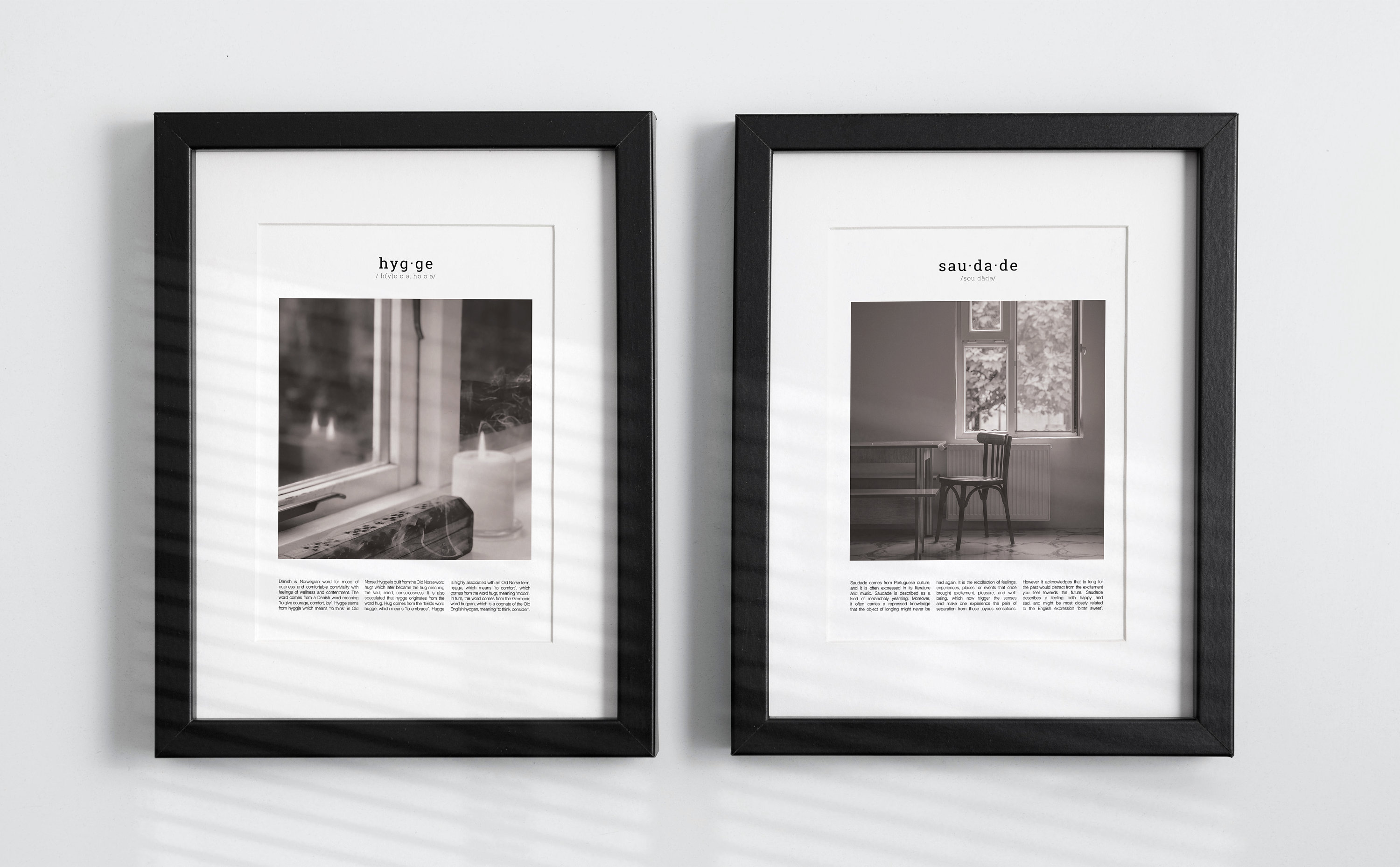 Saudade ART POEM SERIES Digital Download Wordy Print Black | Etsy