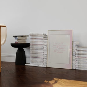 Set of 3 Pink Poster Set | Affirmation Poster | Gradient Poster Set ...