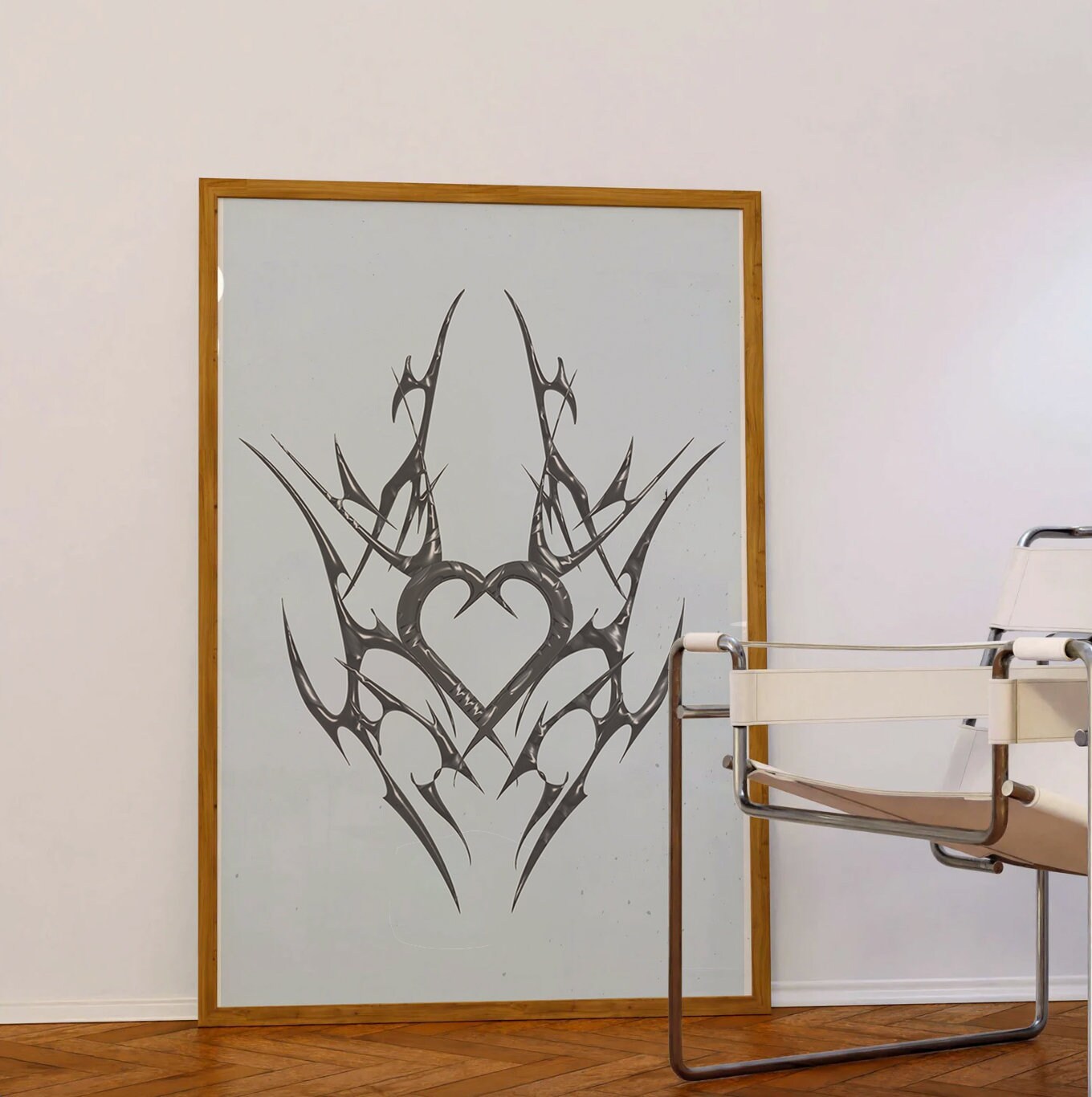 Cyber Punk Gothic Sigilism Poster Digital Art Print "futuristic GOTH ...