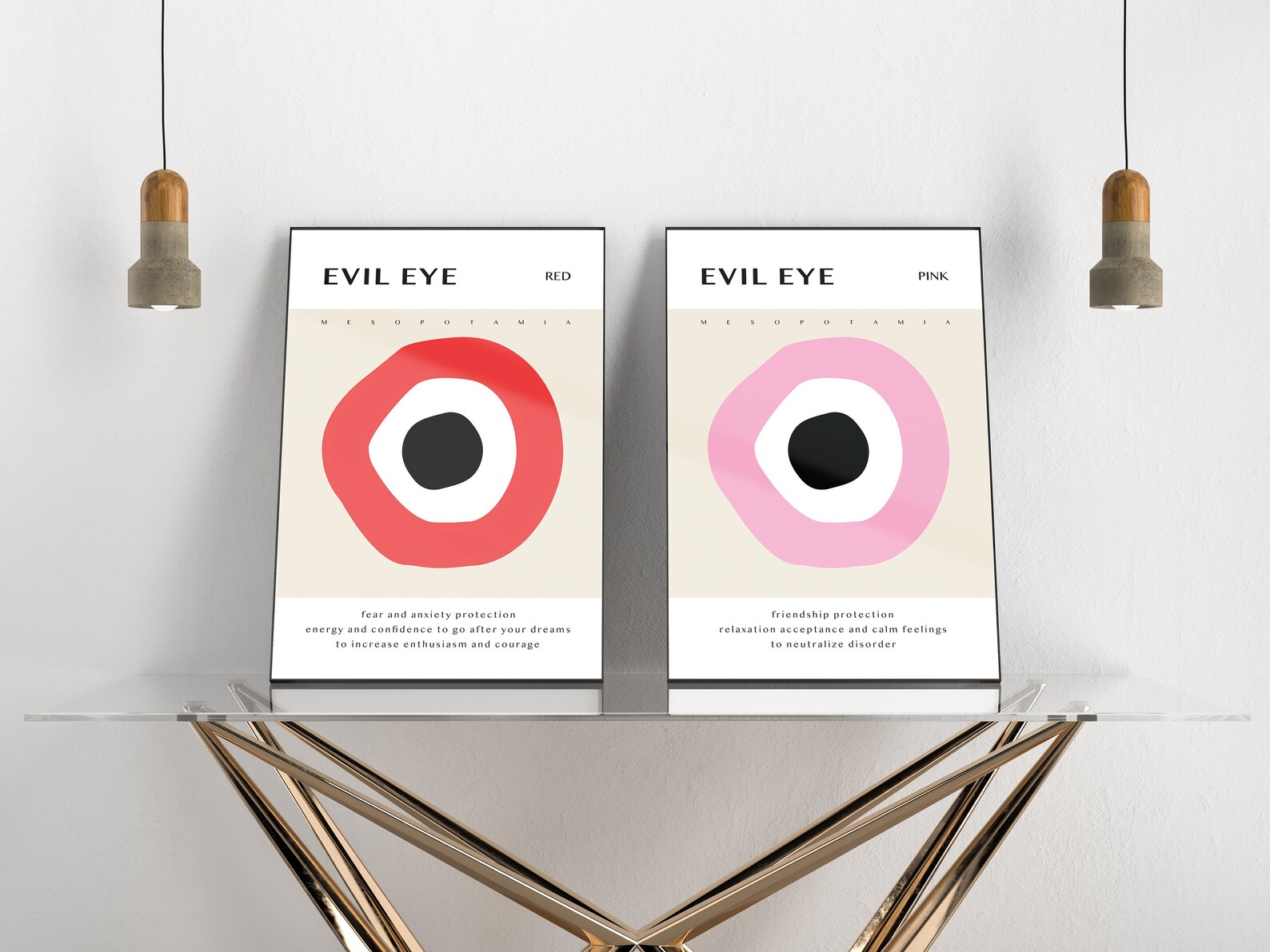 Trendy Wall Art EVIL EYE SERIES Meaningful and Inspirational - Etsy