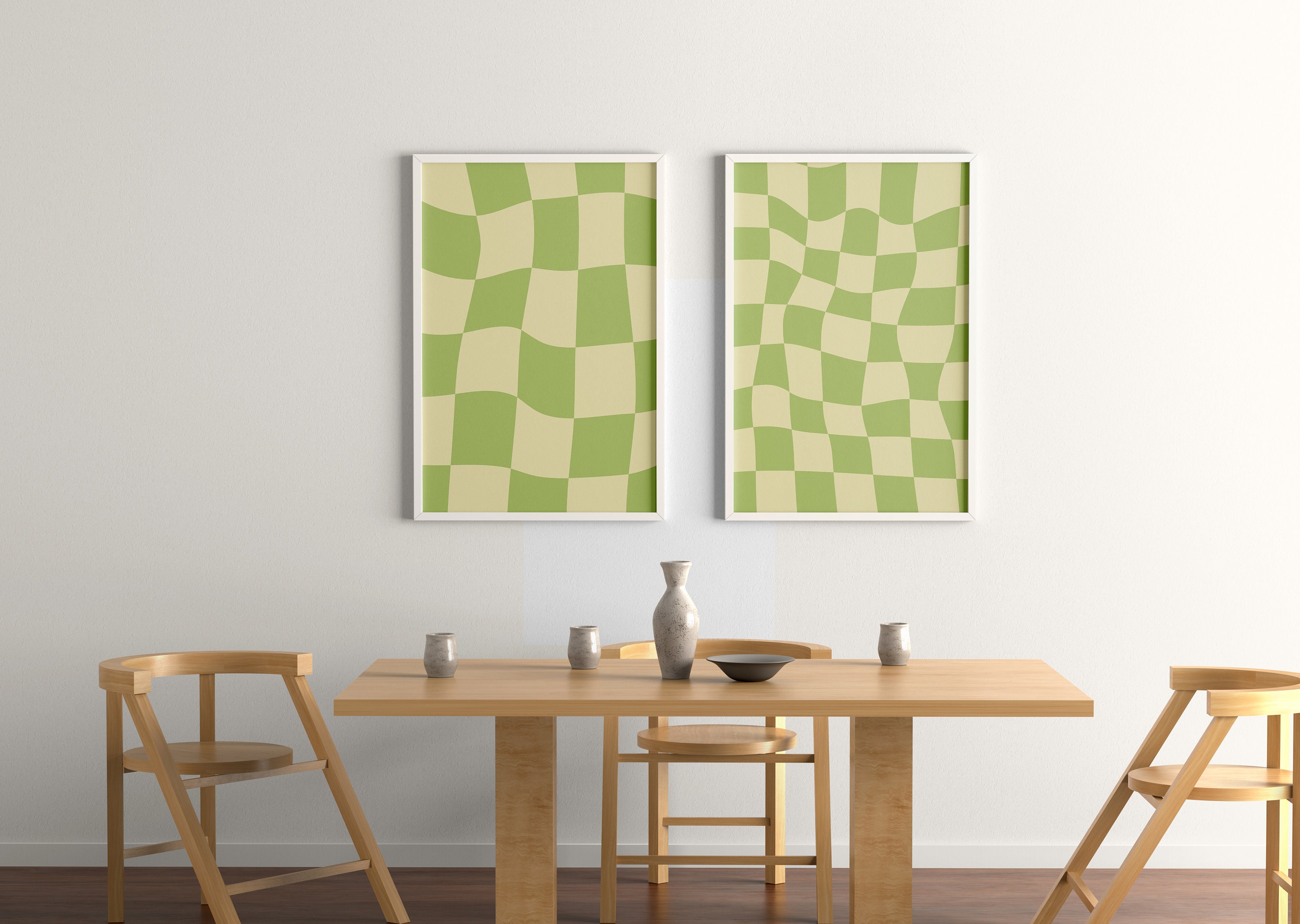 Digital Prints Funky Checkered Print Checkered Art Printable Aesthetic ...