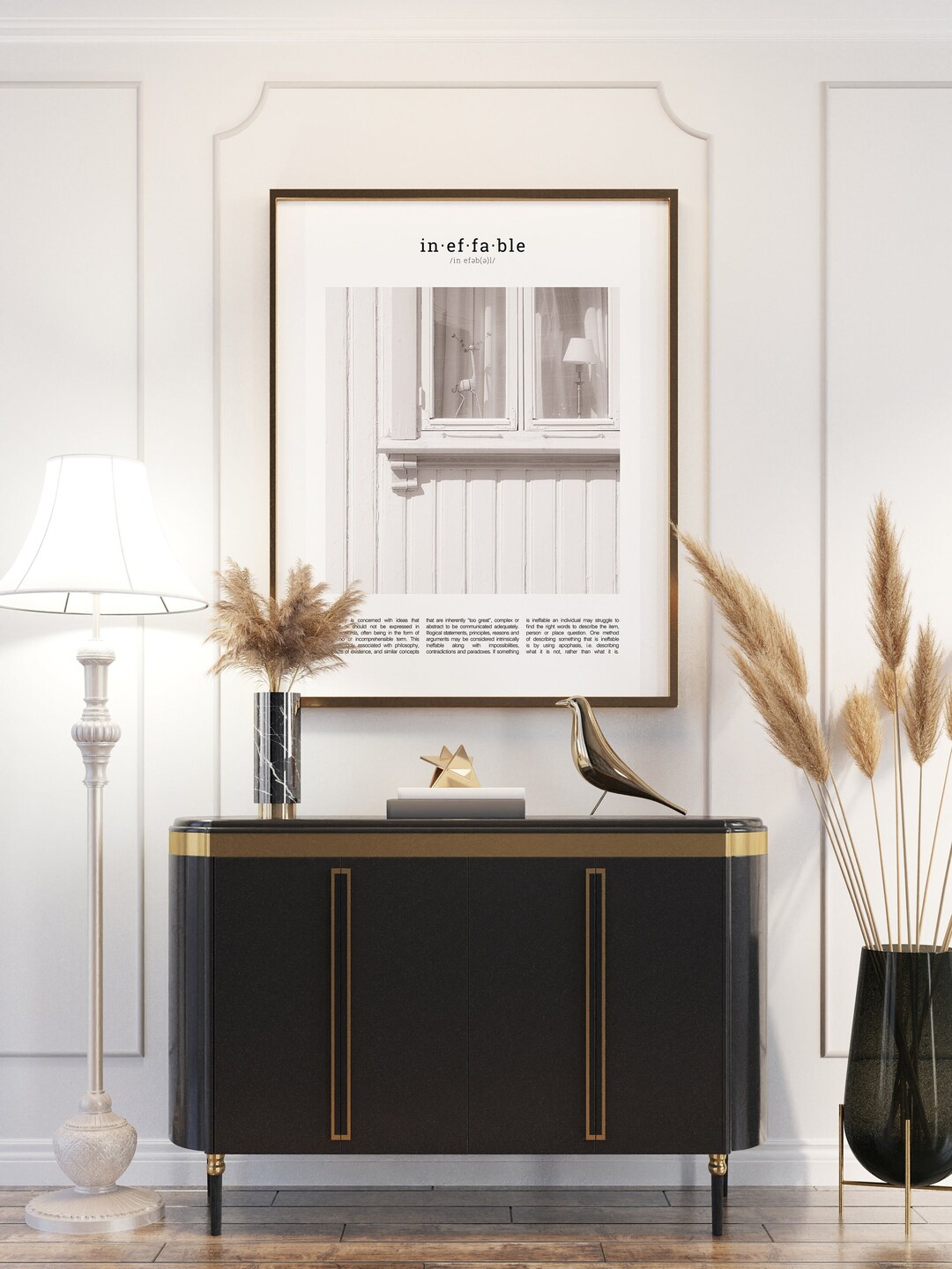 Ineffable *ART POEM SERIES* Digital Download Wordy Print Black and ...