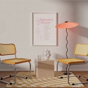 Set of 3 Pink Poster Set | Affirmation Poster | Gradient Poster Set ...