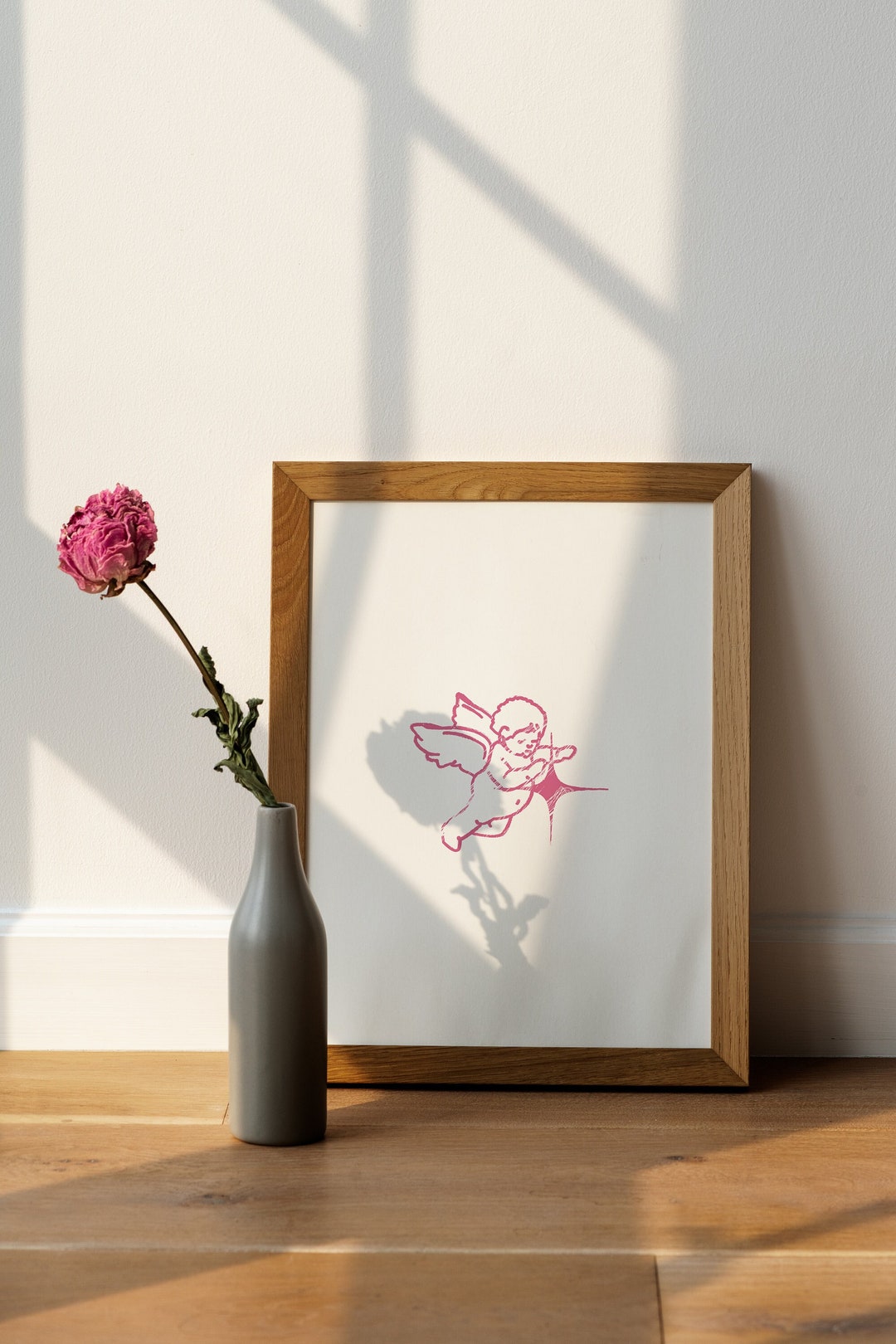 Angels and Angel Numbers Printable Wall Art "angels ALL Around" Flying ...