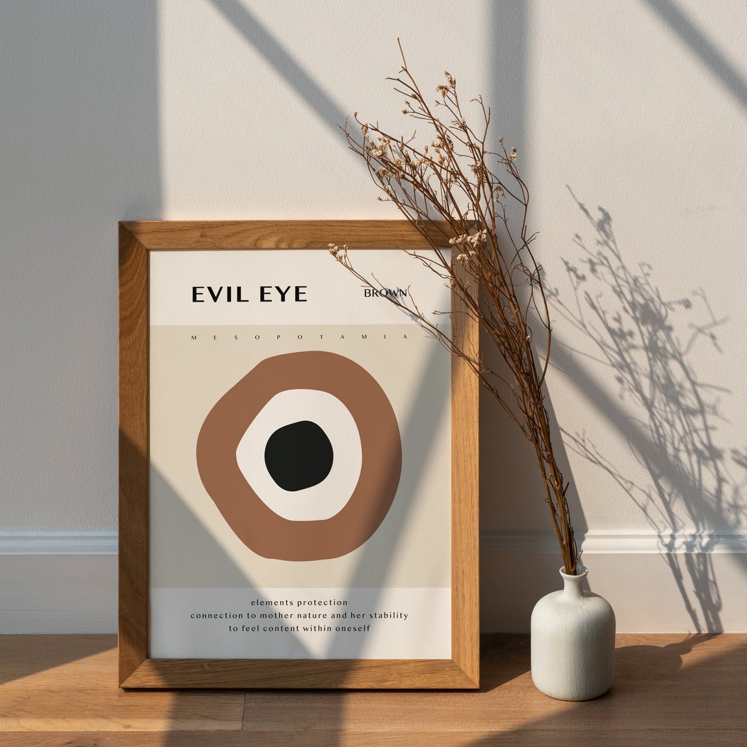 Trendy Wall Art *EVIL EYE SERIES* Meaningful and Inspirational Digital ...