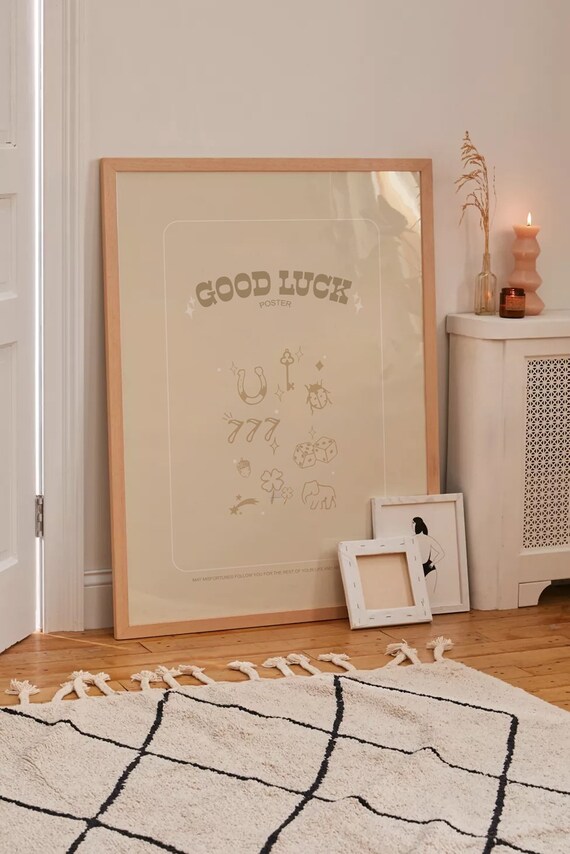 Good Luck Charms Poster Wall Art Print GOODLUCK ENERGY - Etsy