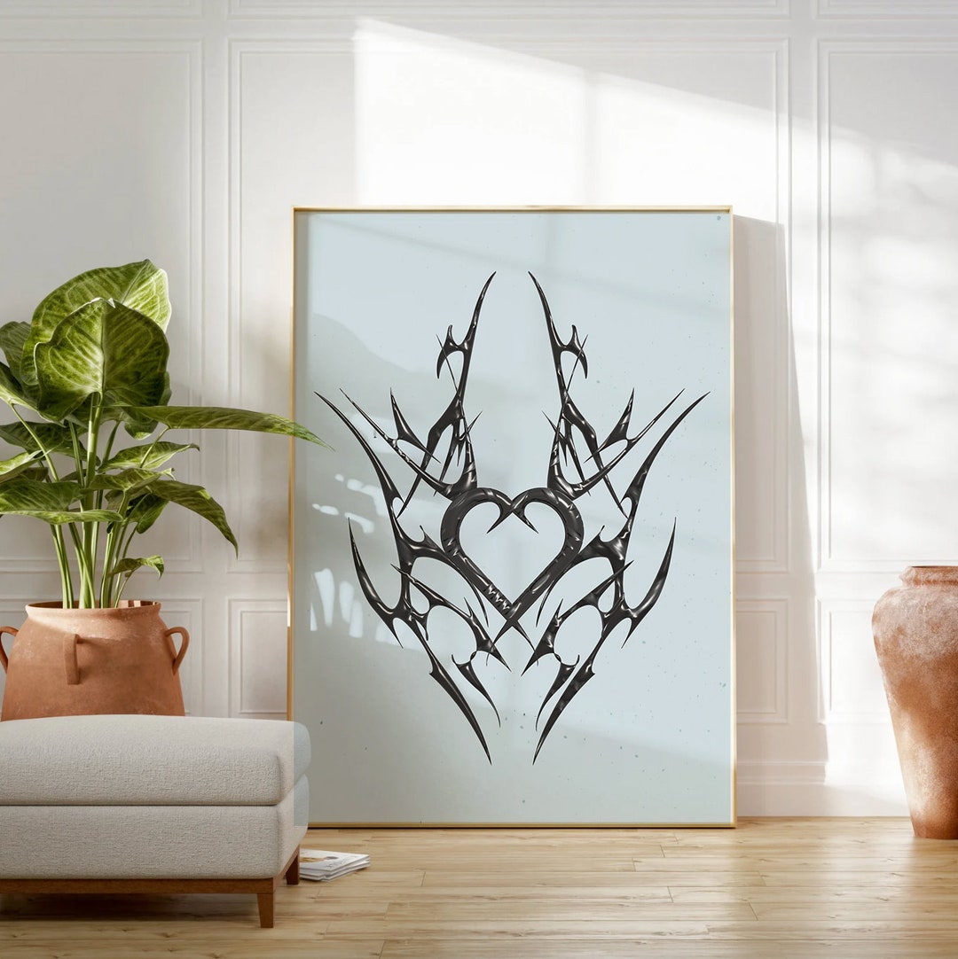 Cyber Punk Gothic Sigilism Poster Digital Art Print - Etsy