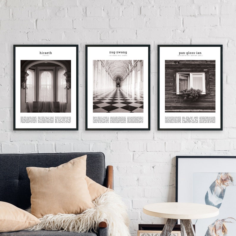 Hiraeth ART POEM SERIES Digital Download Wordy Print Black | Etsy