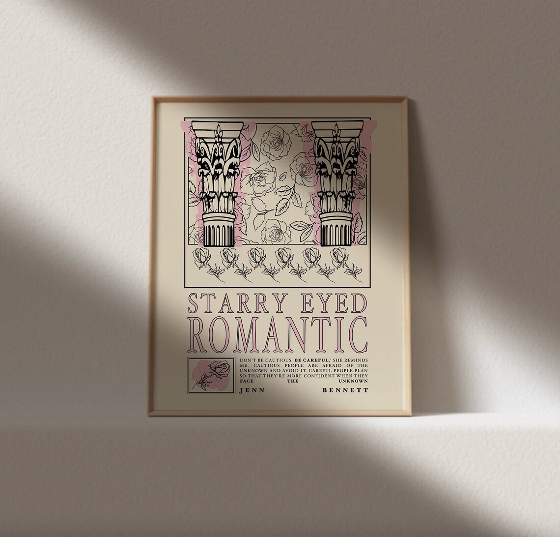 Italian Renaissance Inspired Wall Art Print With Quote - Etsy