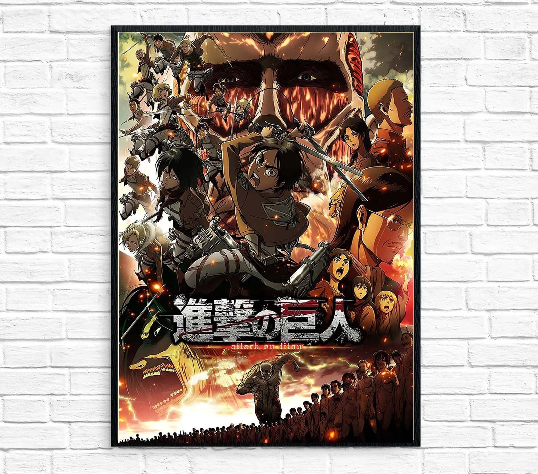 At.tack on Titan The Final Season AOT Poster | Etsy
