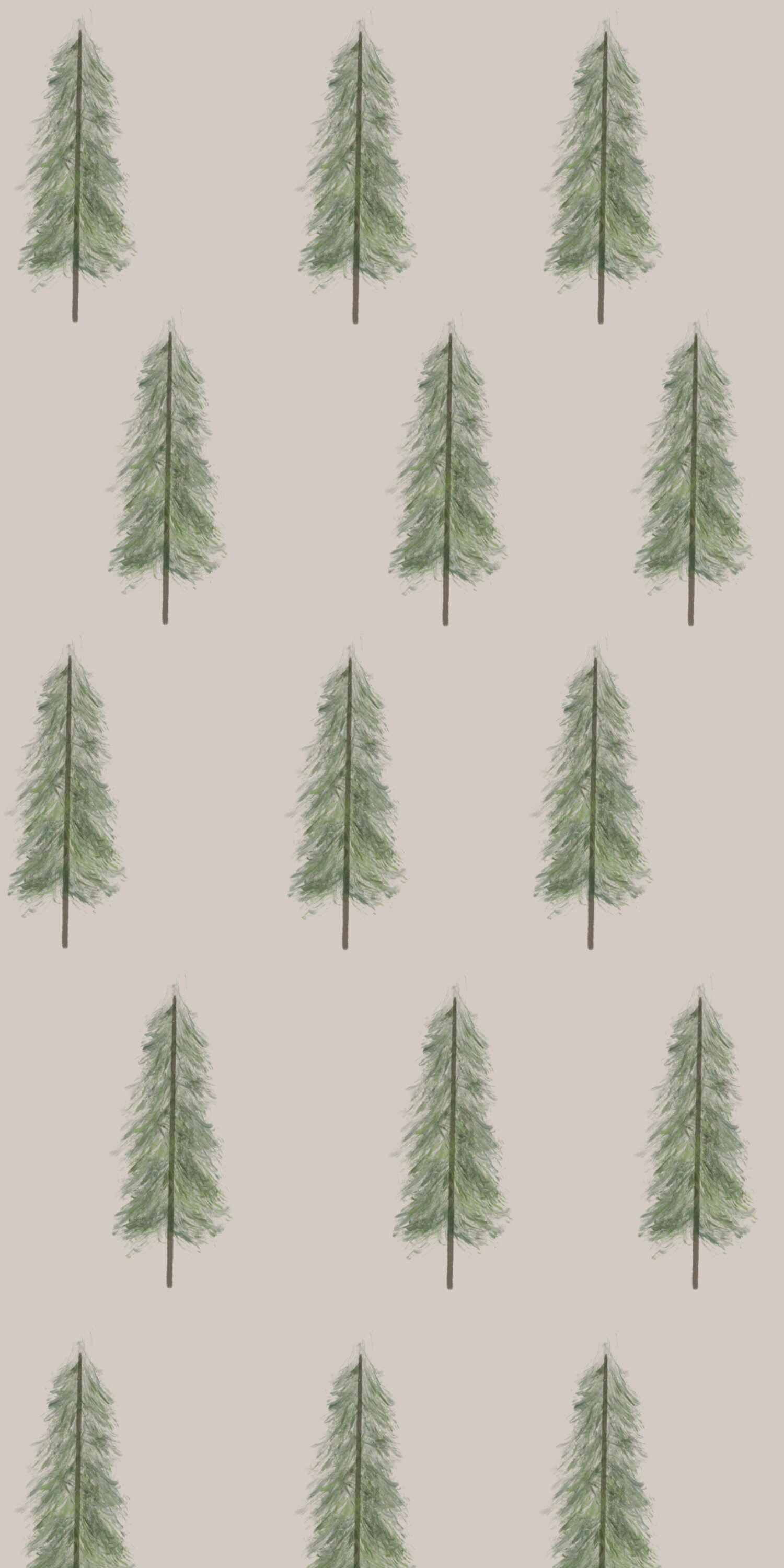 Evergreen Phone Wallpaper Background DIGITAL DOWNLOAD - Etsy