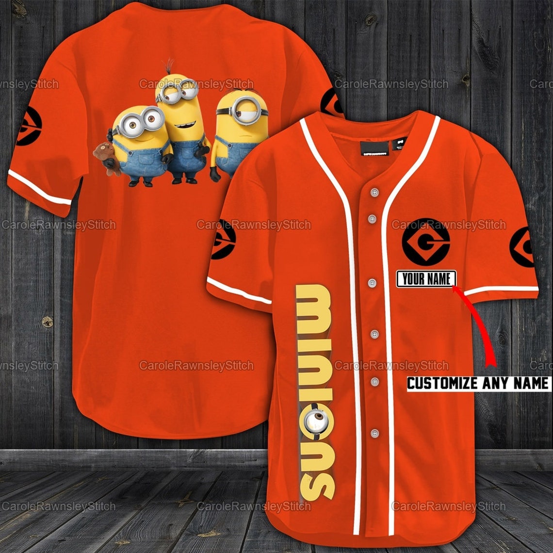 Minion Baseball Shirts Gifts Minion Despicable Me | Etsy