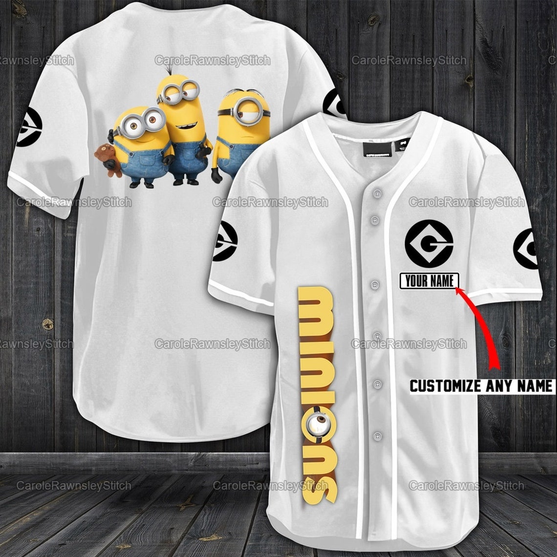 Minion Baseball Shirts Gifts Minion Despicable Me | Etsy