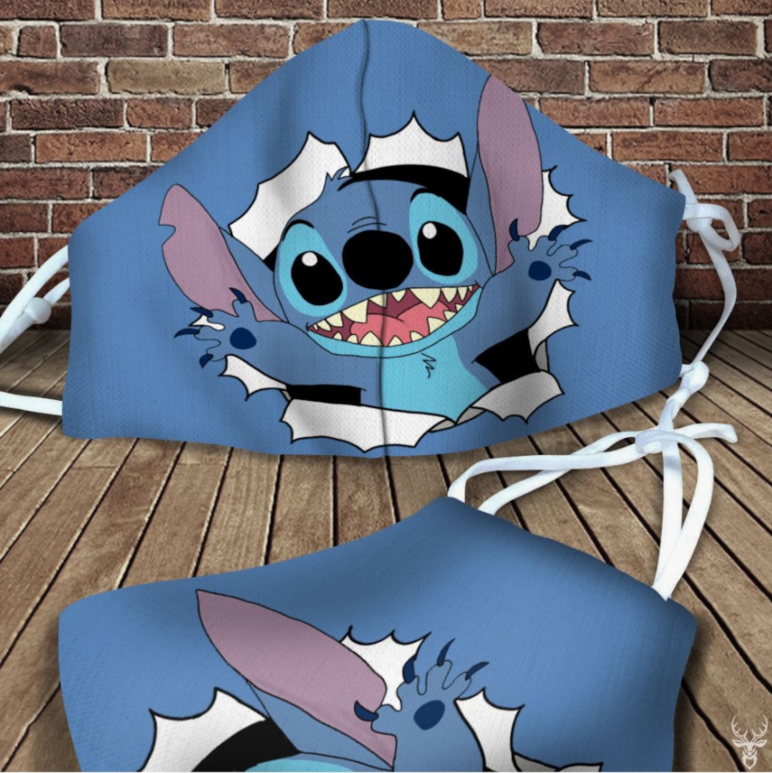 Stitch Face Mask Stitch Cute Face Masks Stitch Lilo Disney | Etsy