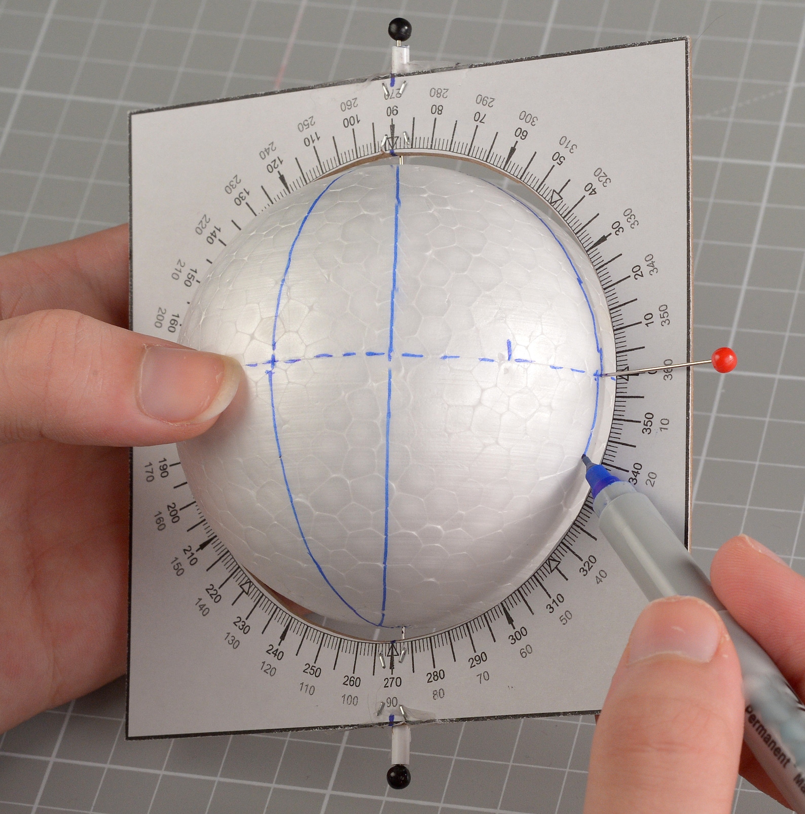 Saturn™ Ring Protractor DIY Tutorial and Printable Template - Etsy