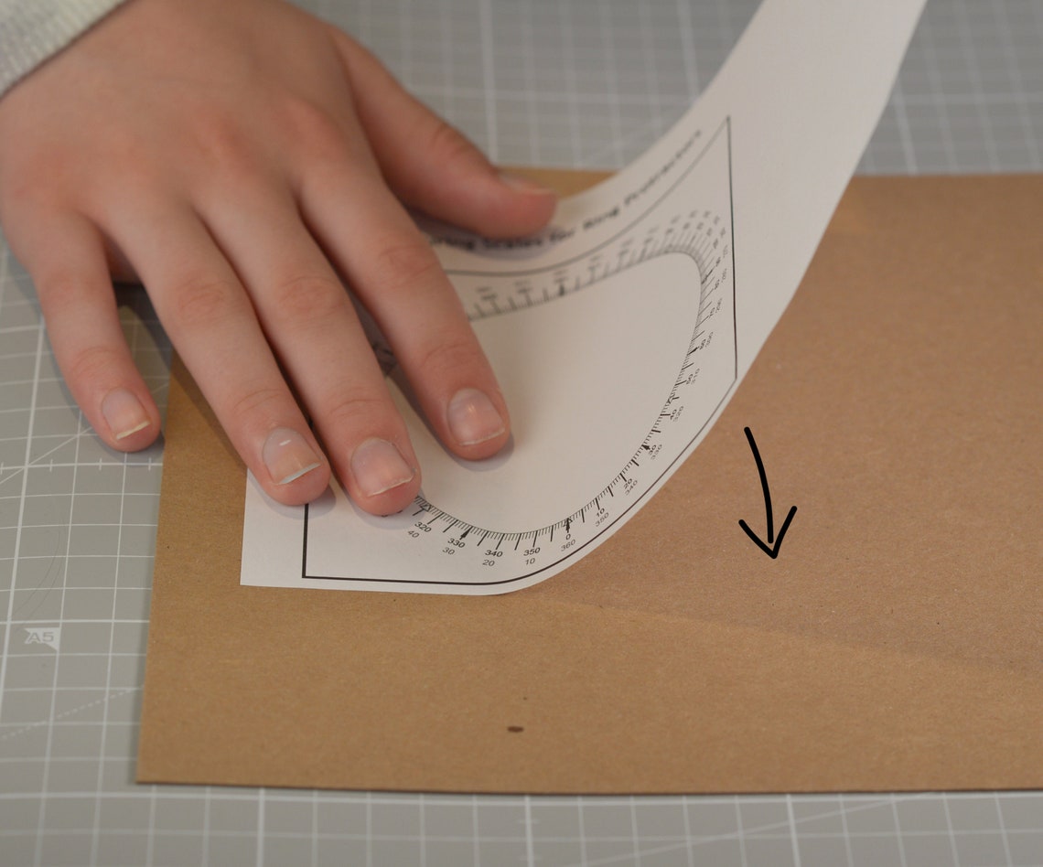 Saturn™ Ring Protractor DIY Tutorial and Printable Template - Etsy