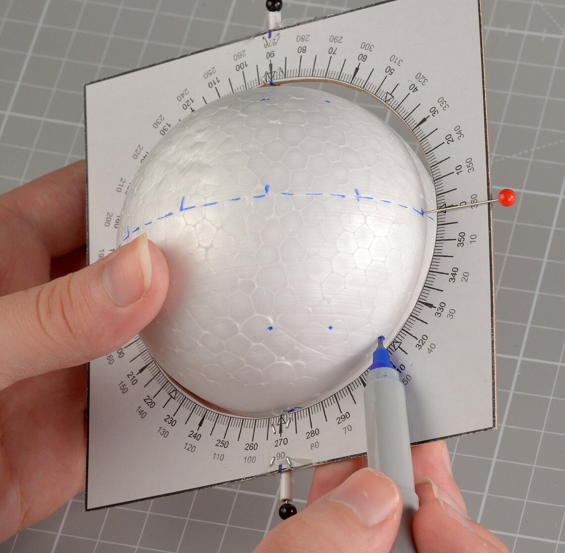 Saturn™ Ring Protractor DIY Tutorial and Printable Template - Etsy