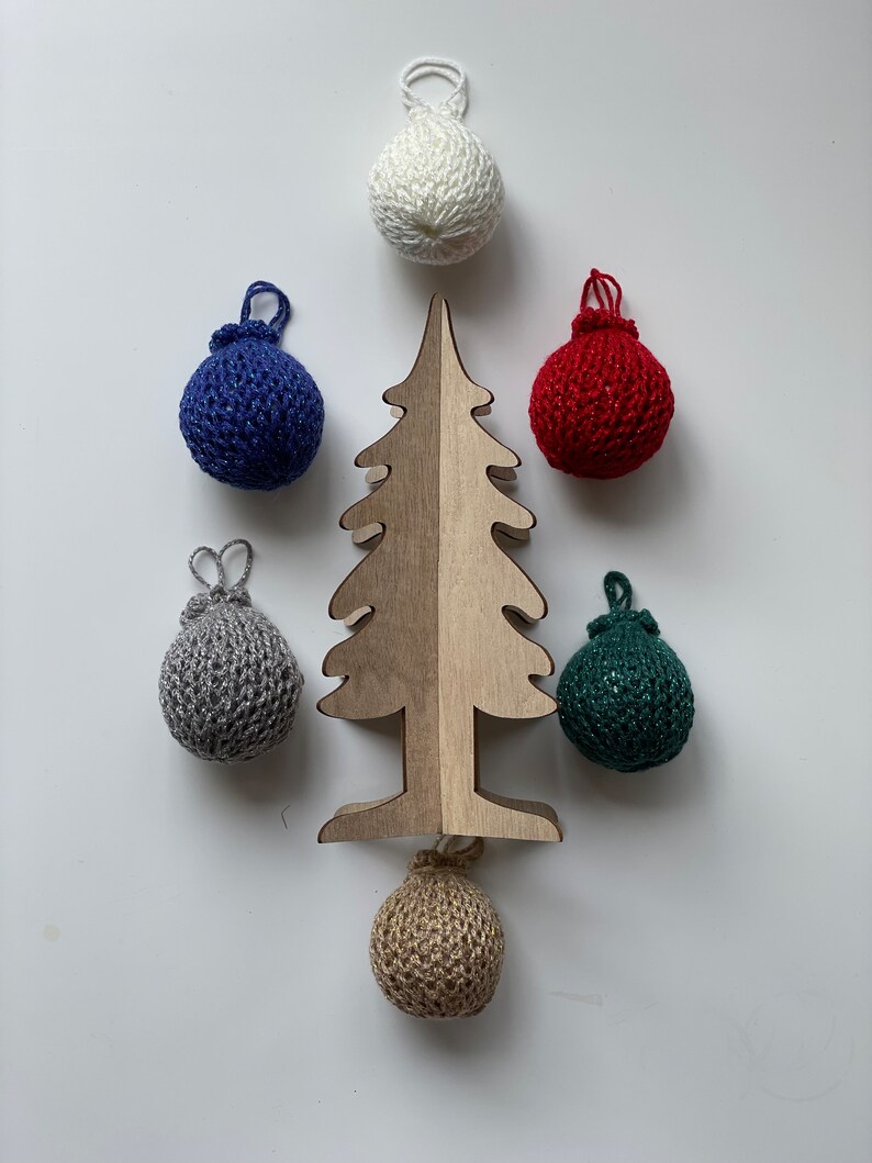 Knitting Machine Christmas Bauble Pattern - Festive Ornament Decor (PDF ...