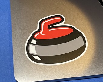 Curling Decal - Etsy