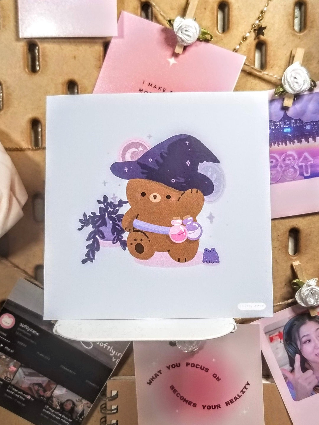 Potion Bear Witch Alchemy Art Print - Etsy