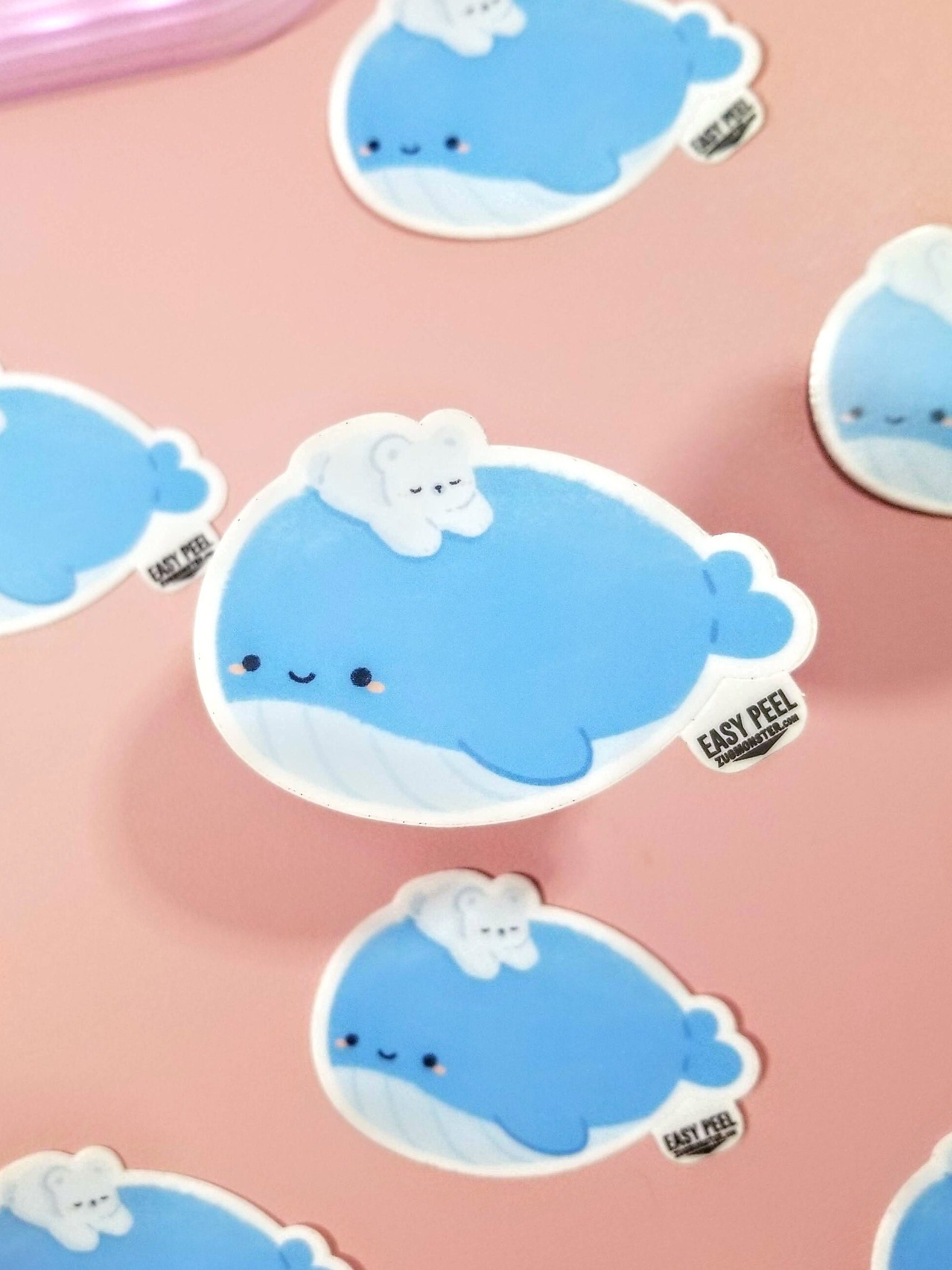 Whale Pal Sticker Bear - Etsy