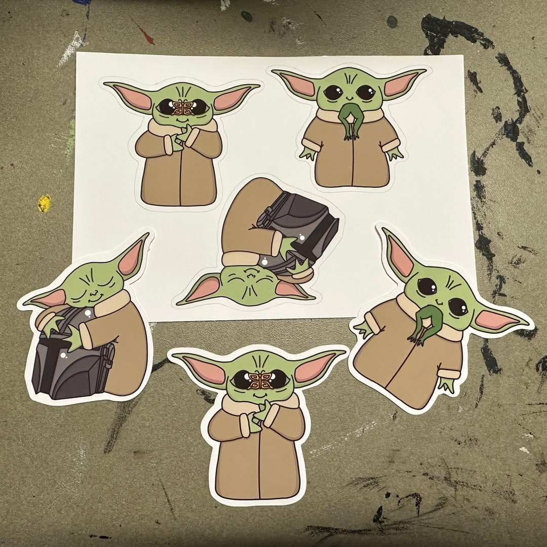 Grogu - Mandalorian - Stickers - Etsy