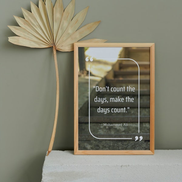 Dont Count the Days - Etsy