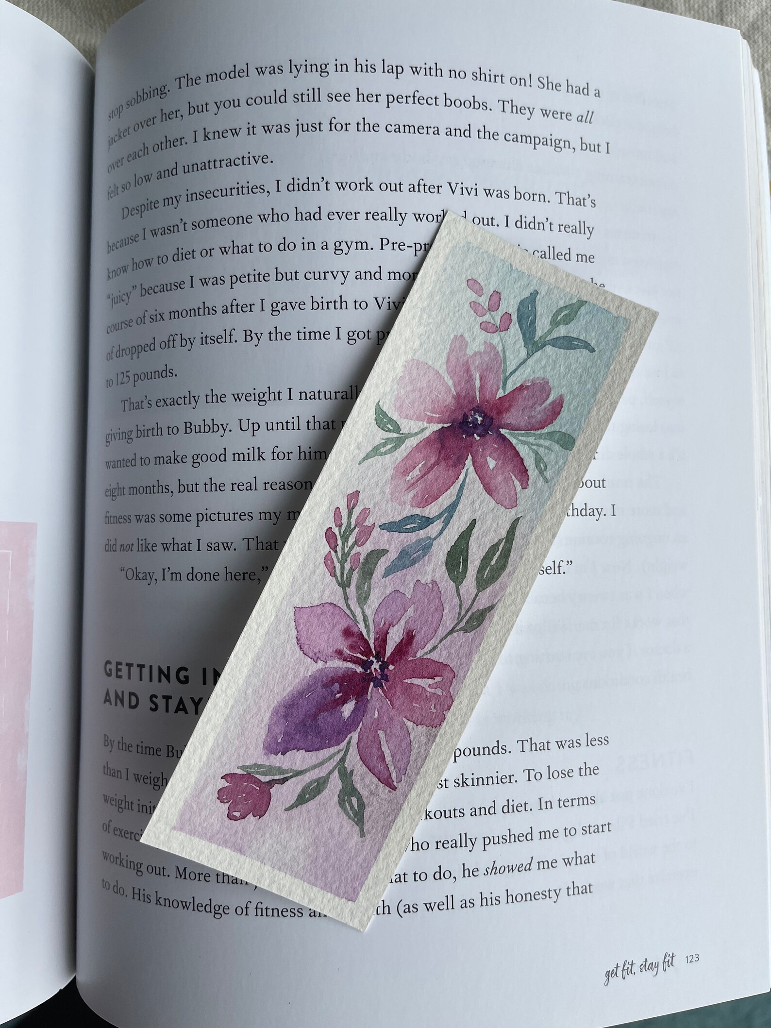 Spring Hand-painted Bookmarks | Watercolor Art | Flower Artwork ...