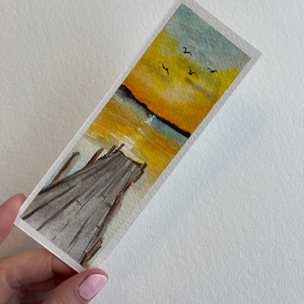 Handpainted Bookmark - Etsy