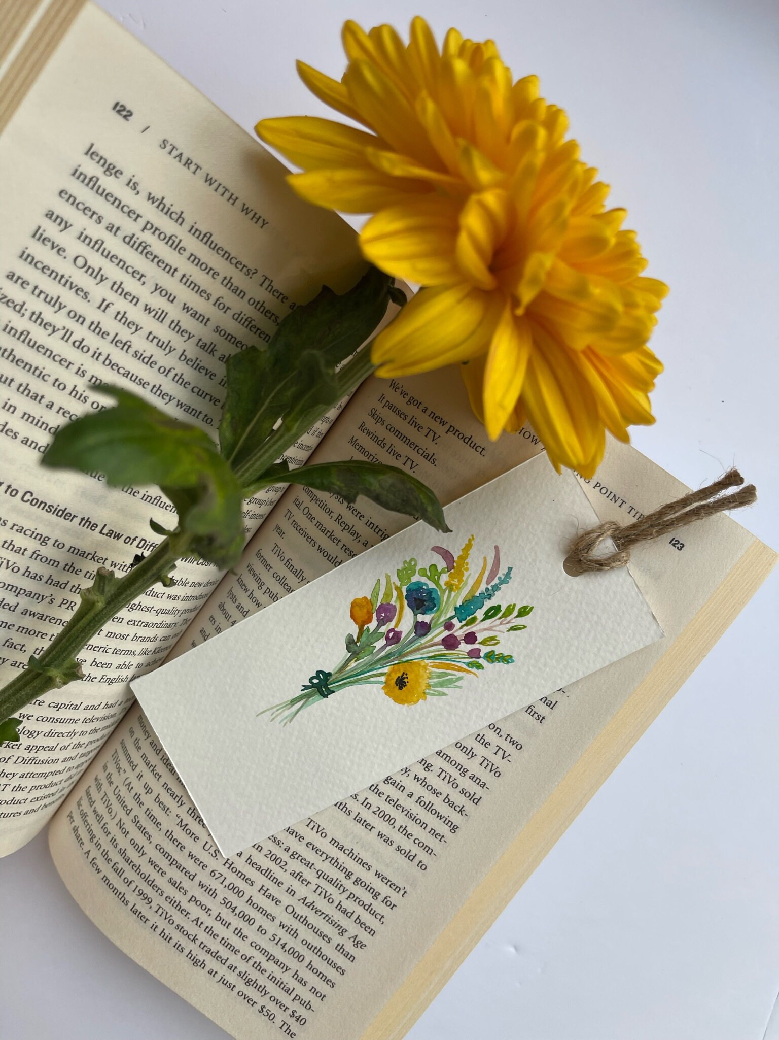 Painting Ink Original hand-painted Bookmarks etna.com.pe