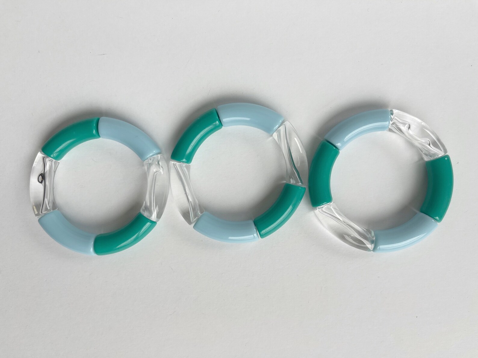 Pool Party - Acrylic Bangle Bracelet | Acrylic Bracelet Stack | Acrylic ...