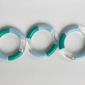 Pool Party - Acrylic Bangle Bracelet | Acrylic Bracelet Stack | Acrylic ...