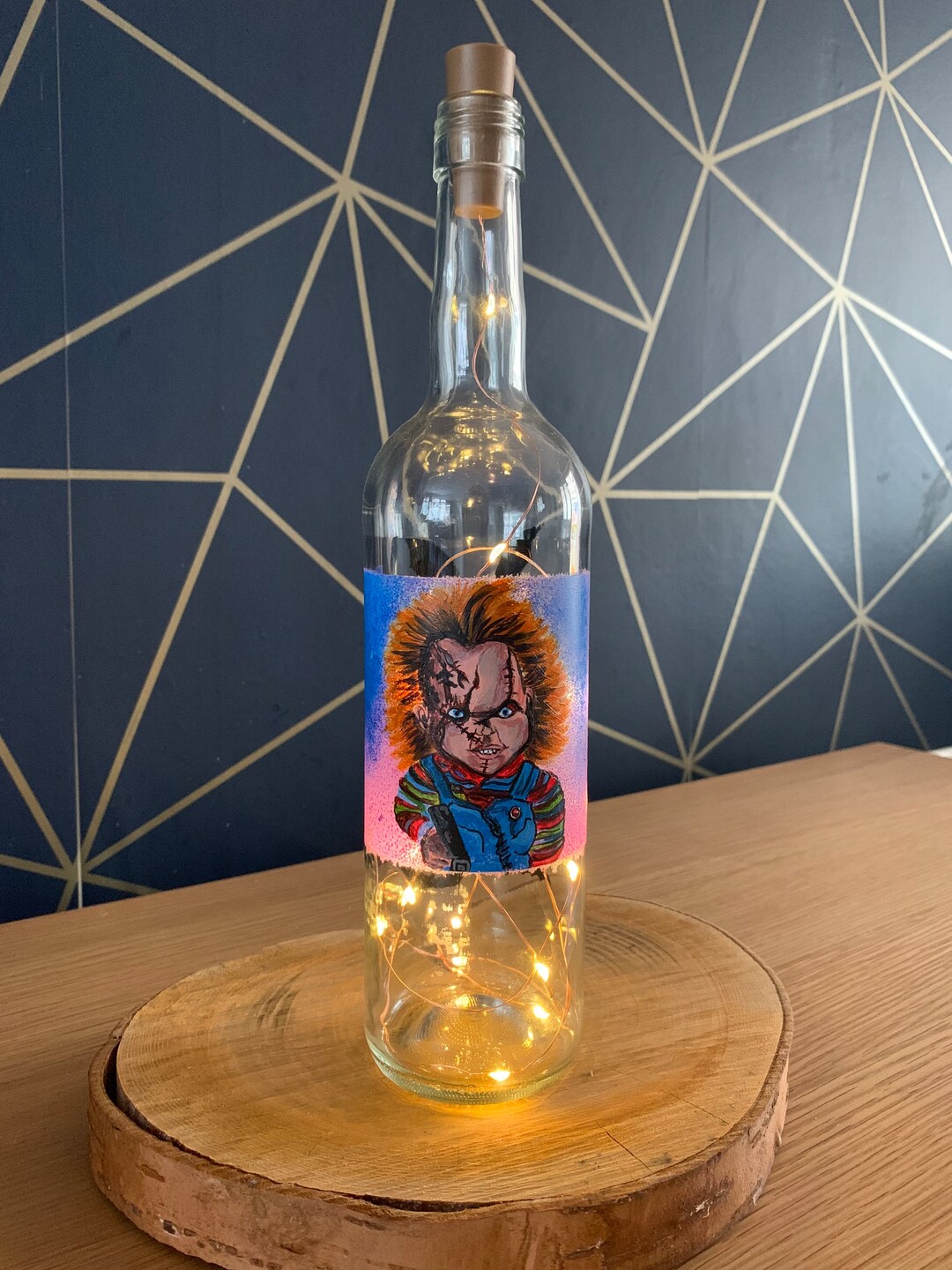 Halloween Bottle, Chucky, Bottle Light, Halloween Decorations ...