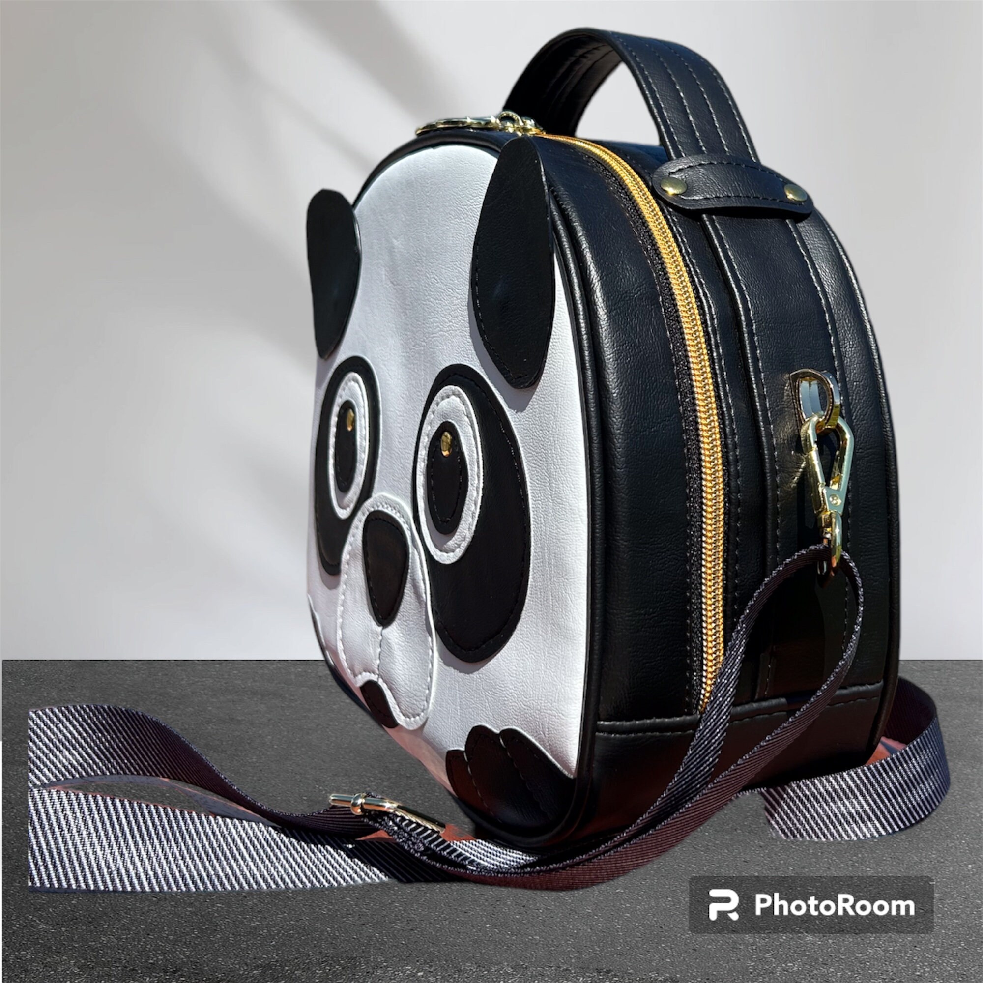 Hugo Crossbody Bag Whimsical Panda Bear Handbag Bowler - Etsy