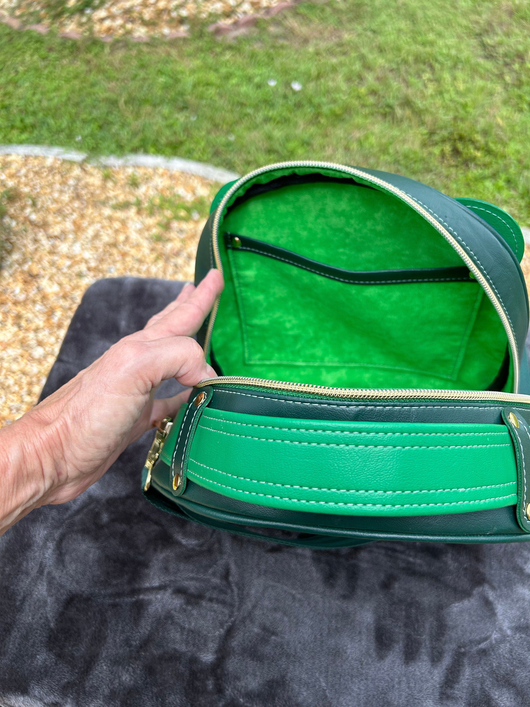 Hugo Crossbody Bag, Whimsical Frog Handbag, Bowler Shaped Handbag - Etsy