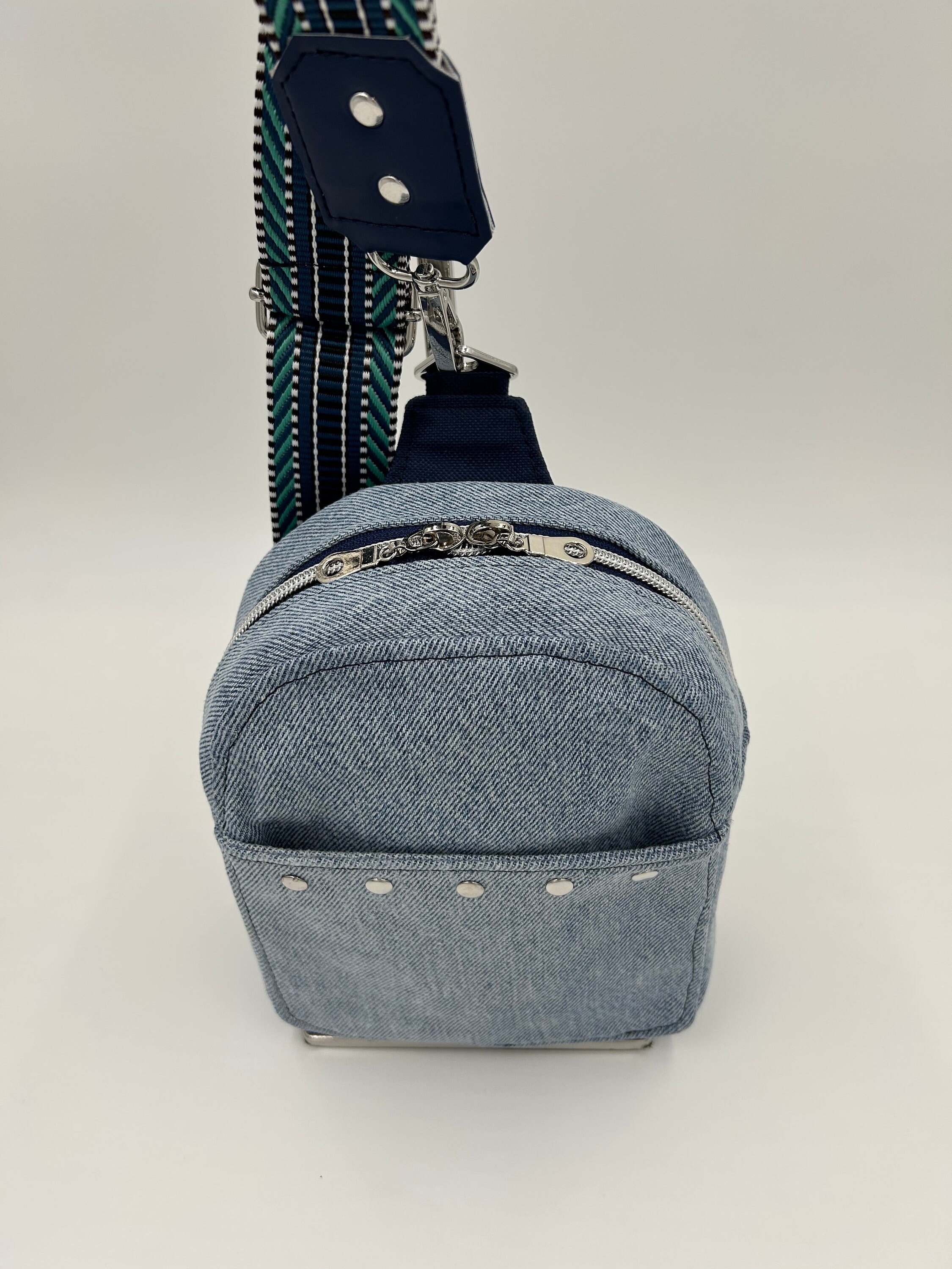 Mav Pack/mini Backpack/sling Bag/crossbody Bag, Denim - Etsy