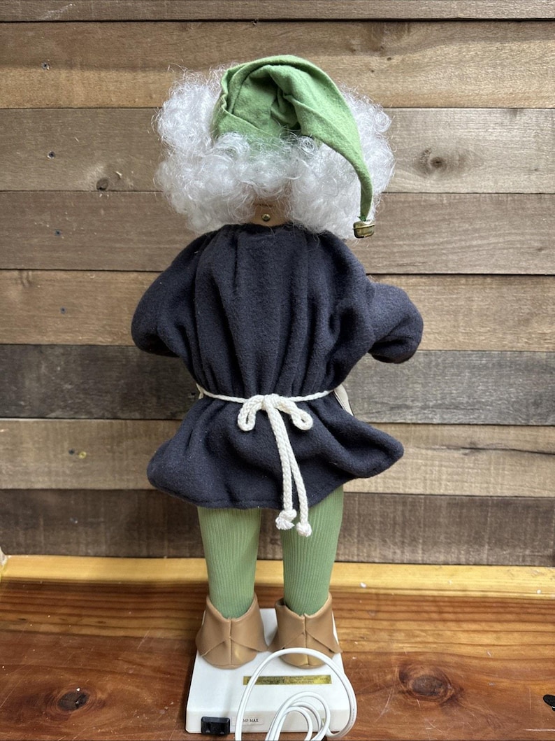 Vintage Telco Motion-ette Christmas Animated Elf Figure Santa's ...