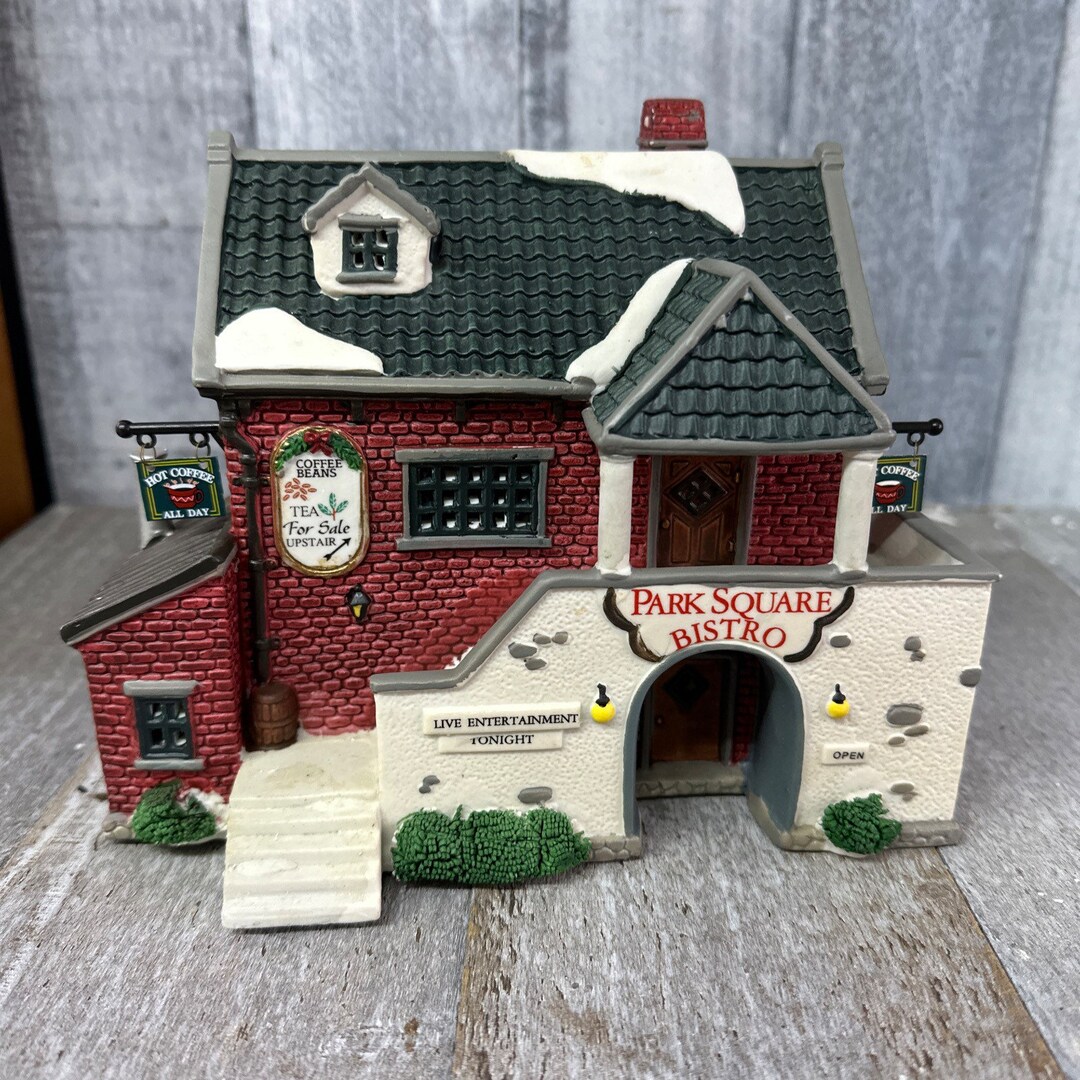 Lemax Caddington Village Park Square Bistro - Etsy