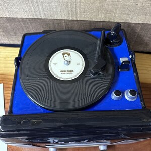 Elvis Presley Record Player Cookie Jar Limited Edition in Box - Etsy