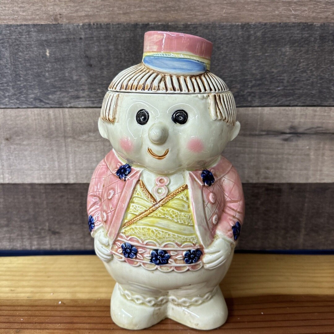 Vintage Jack Spratt Cookie Jar - Etsy