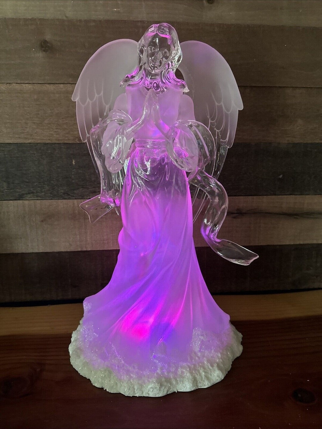 Acrylic Lucite Color Changing Angel 18” Tall - Etsy