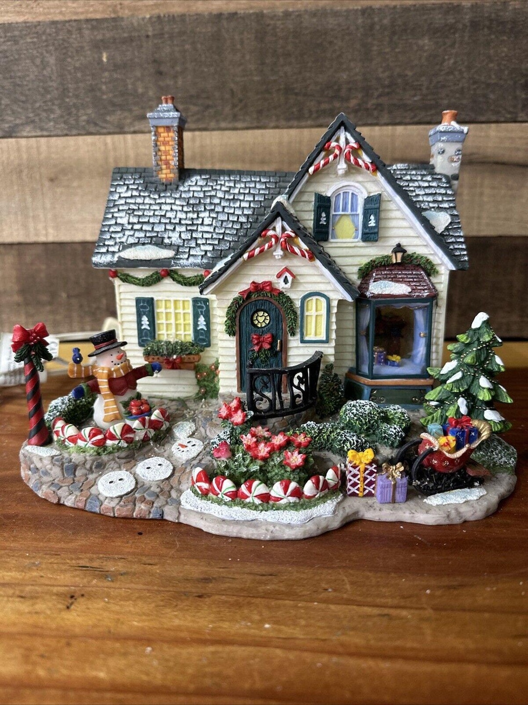 O’well Celebrations Sugarplum Valley Peppermint House - Etsy