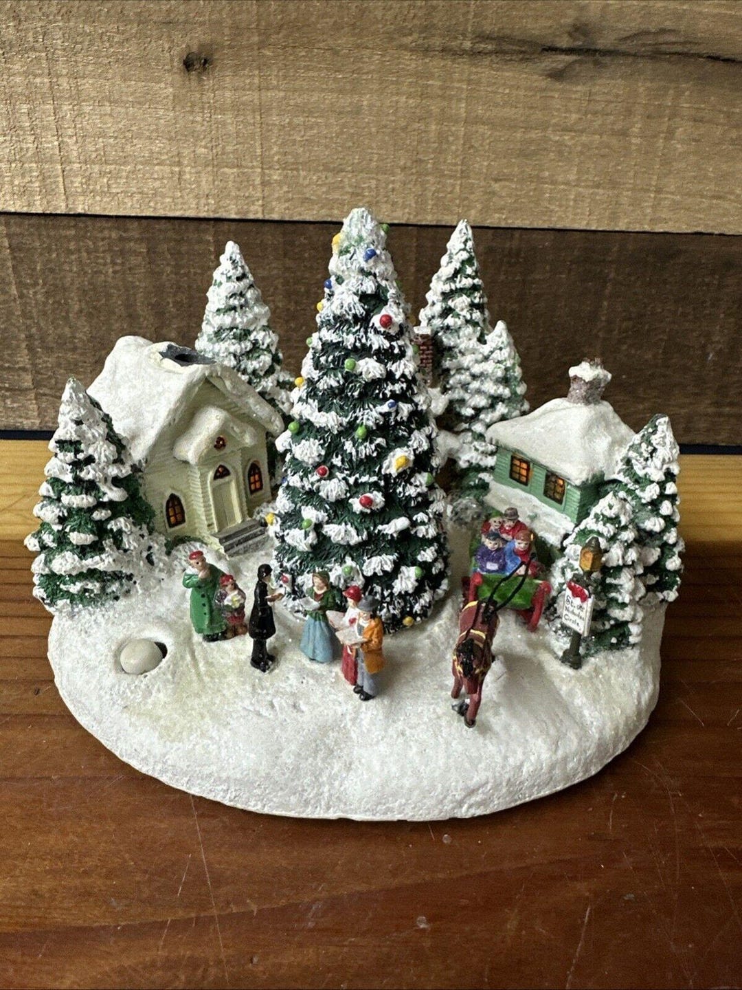 Thomas Kinkade St. Nicholas Circle -lighted and Musical -flaw - Etsy