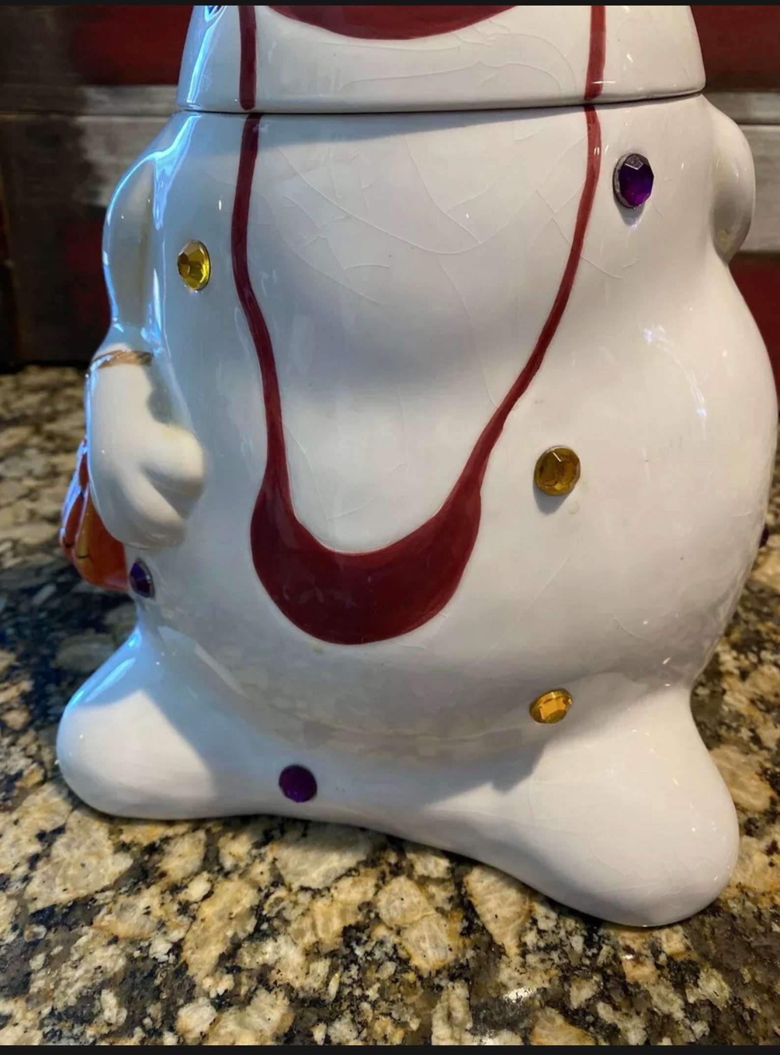 Bejeweled Ghost Cookie Jar - Etsy